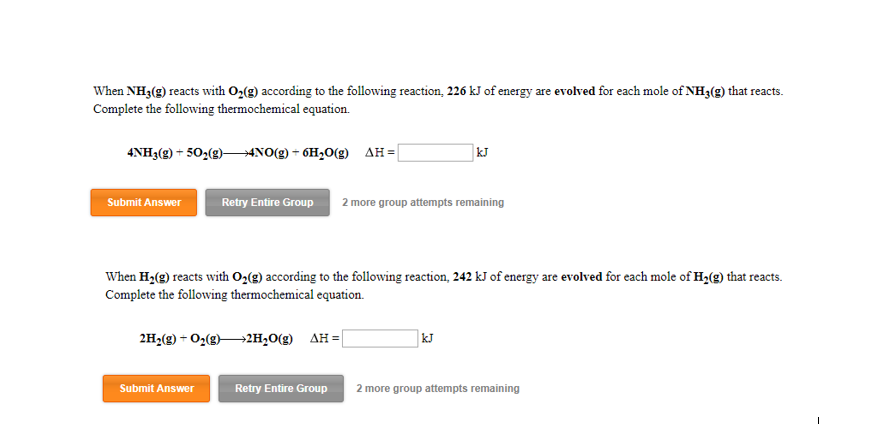 Solved a) When NH3(g) reacts with O2(g) according to the | Chegg.com