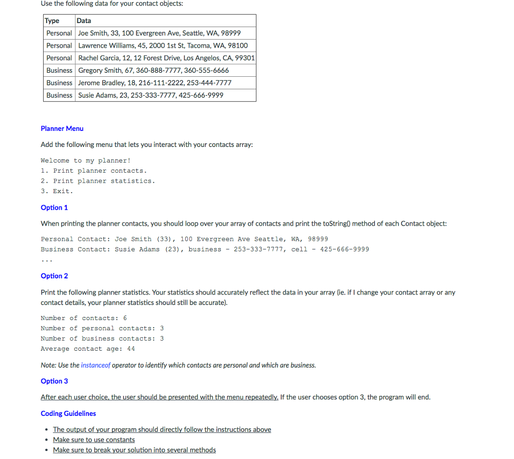 Solved Overview For this homework we will be creating a | Chegg.com