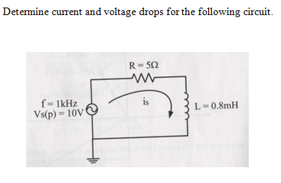 Solved Determine current and voltage drops for the following | Chegg.com
