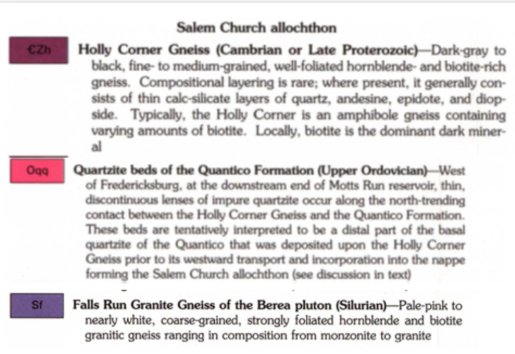 Solved Holly Comer Gneiss (Cambrian or Late Proterozoic) | Chegg.com