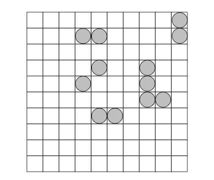Solved Consider an N×Ngrid in which some squares are | Chegg.com