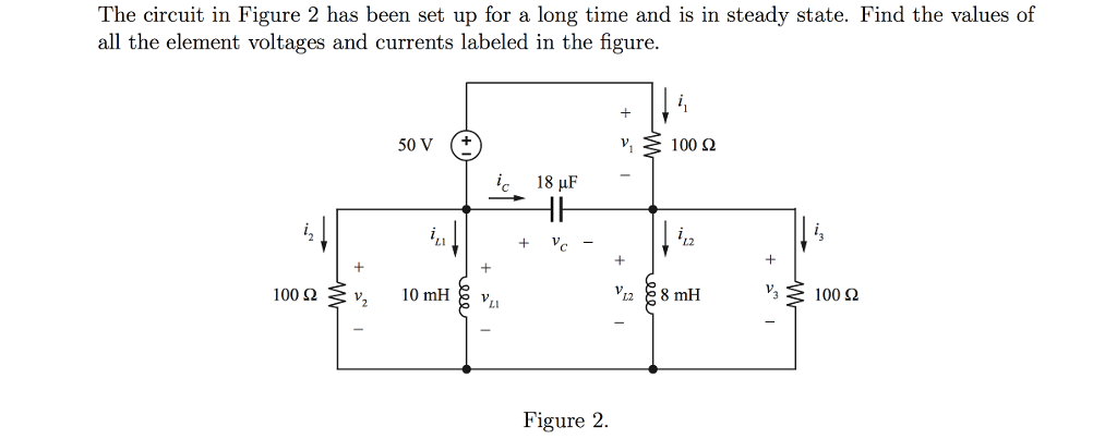 Solved The circuit in Figure 2 has been set up for a long | Chegg.com