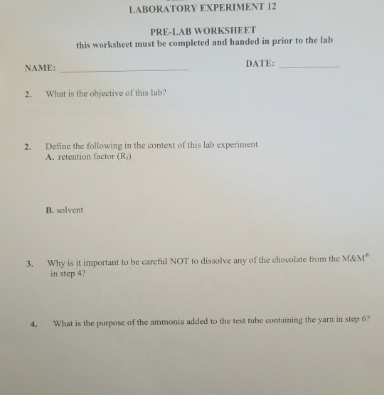 Solved CANDY CHROMATOGRAPHY The Food and Drug Administration | Chegg.com