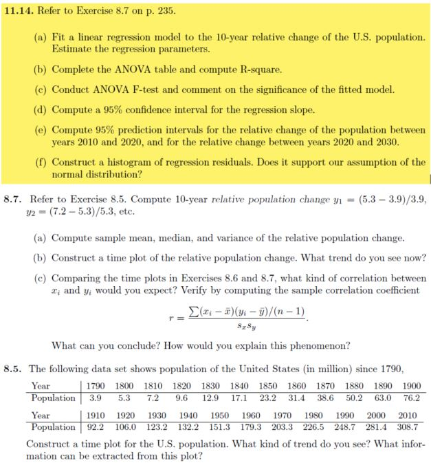 Solved Fit a linear regression model to the 10-year relative | Chegg.com