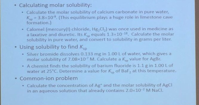 Solved Calculating molar solubility: Calculate the molar | Chegg.com