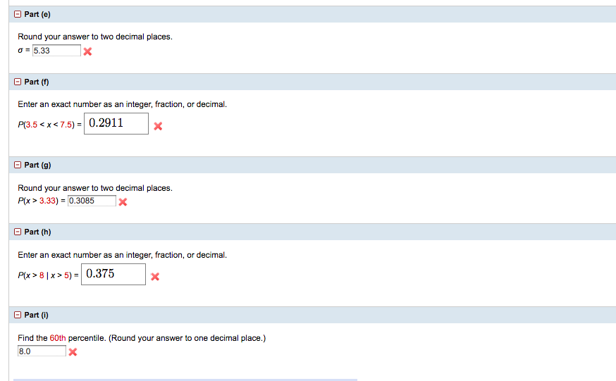 Solved For each probability and percentile problem, draw the | Chegg.com