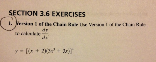 Solved Version 1 of the Chain Rule Use Version 1 ol the | Chegg.com