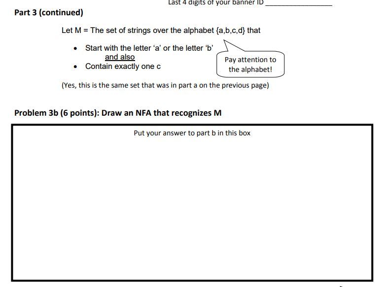 Solved: Last 4 Digits Of Your Banner DL Part 3 (continued)... | Chegg.com