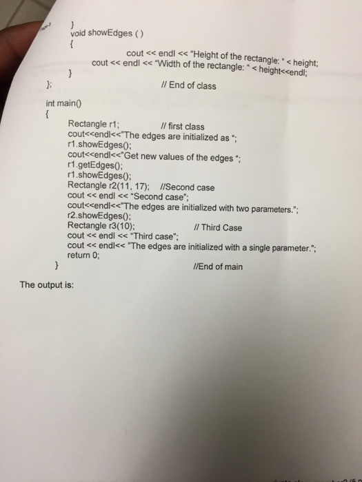 Solved g shows the overloading of constructors for the | Chegg.com