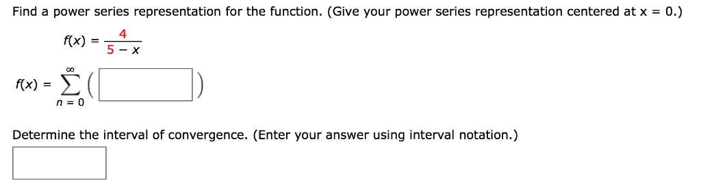 Solved Find a power series representation for the function. | Chegg.com