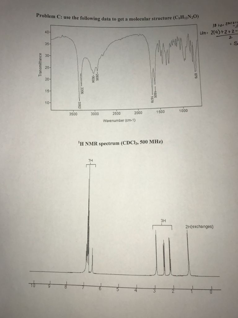 Solved C344 Spectroscopy Problem Set Answer Sheet for | Chegg.com Solved C344 Spectroscopy Problem Set Answer Sheet for | Chegg.com