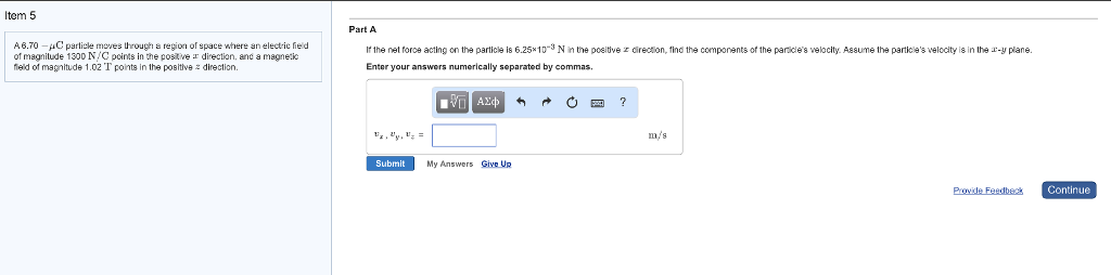 Solved A 6.70- mu C particle moves through a region of space | Chegg.com