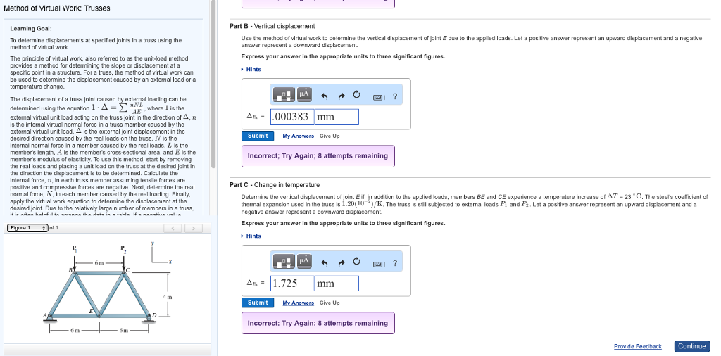 Solved Method of Virtual Work: Trusses Consider the steel | Chegg.com