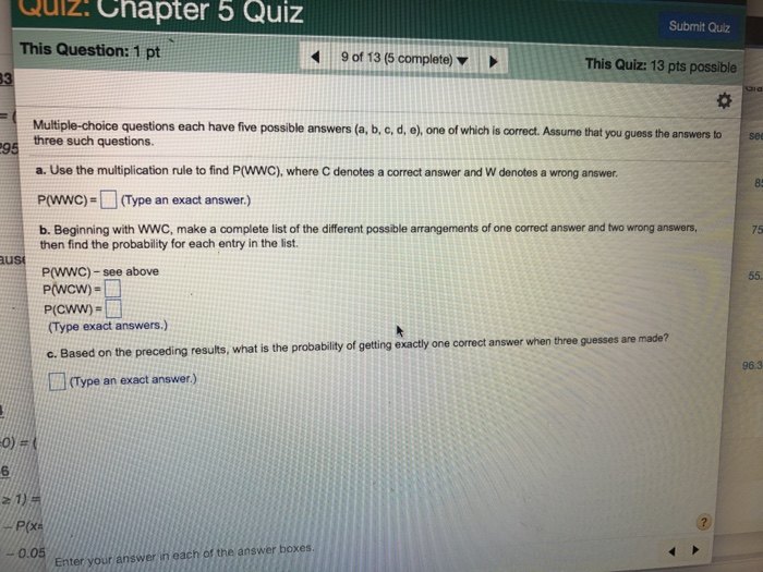Multiple-choice questions each have five possible | Chegg.com