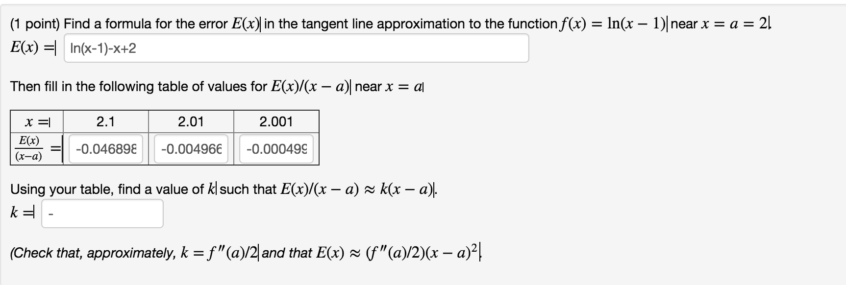 Solved Find a formula for the error E(x)| in the tangent | Chegg.com