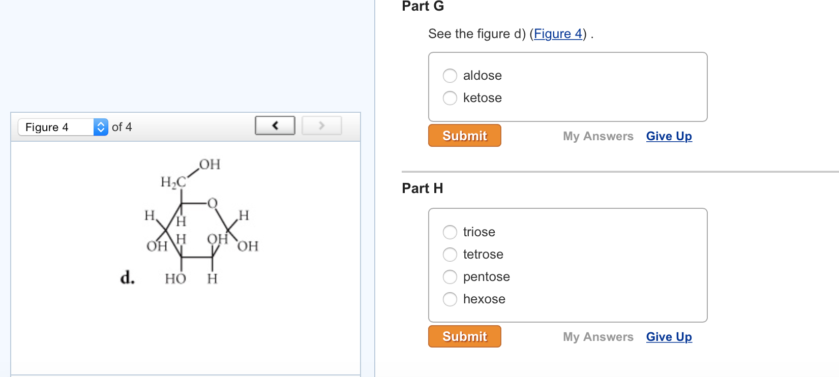 Solved Classify each of the following as an aldose or a | Chegg.com