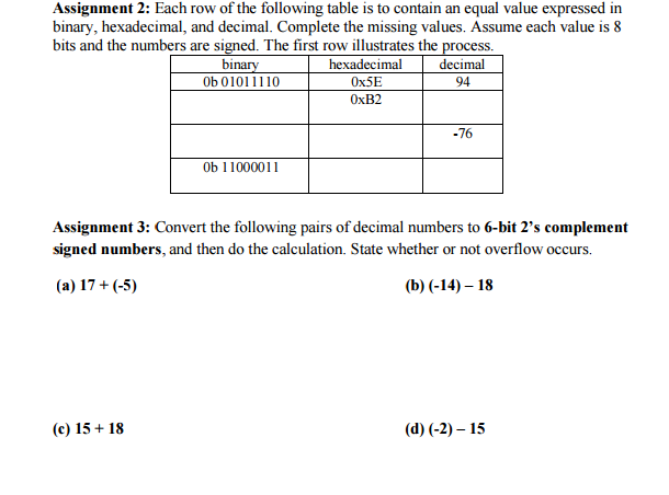 Solved Each row of the following table is to contain an | Chegg.com