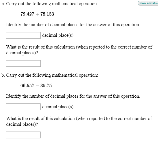Solved a. mathematical mathematical operation: following | Chegg.com