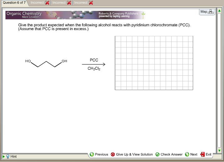 Solved Give the product expected when the following alcohol | Chegg.com