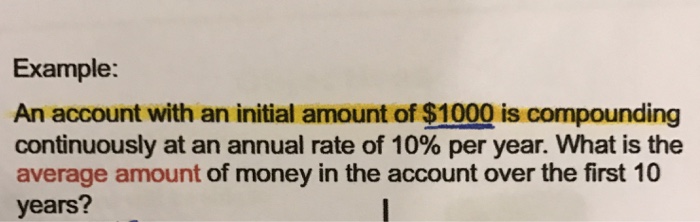 Solved An account with an initial amount of $1000 is | Chegg.com