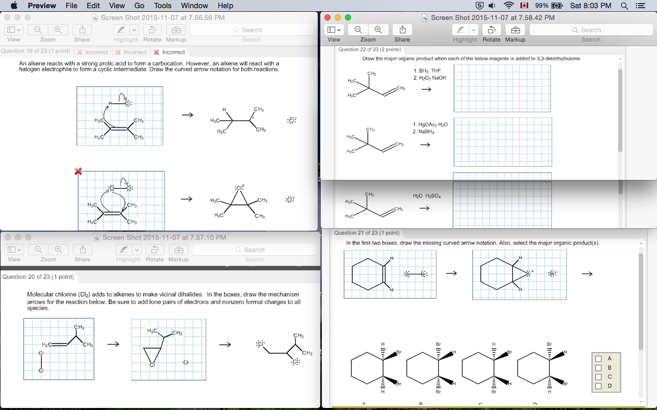 Solved An alkene reads with a strong protic acid to form a | Chegg.com