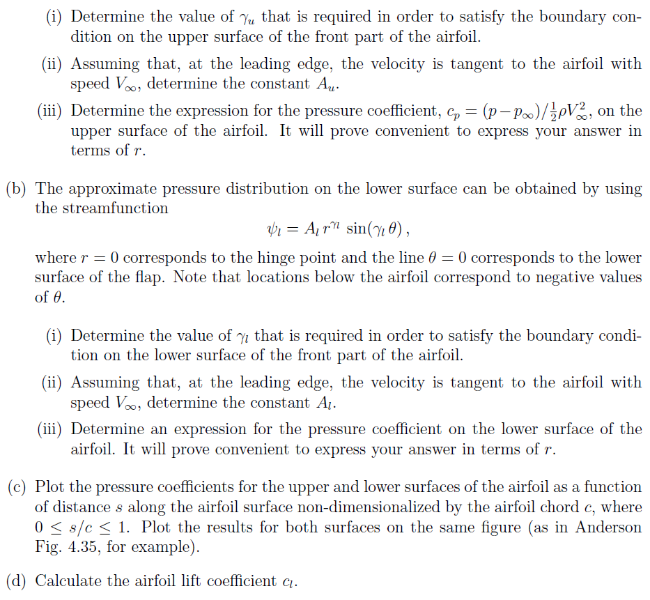 The solution for potential flow past a corner | Chegg.com