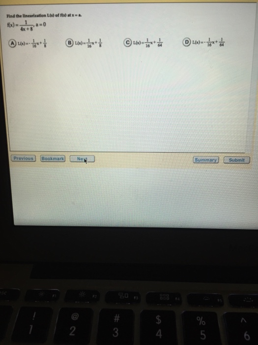 Solved Find The Linearization L X At X A F X 1 4x