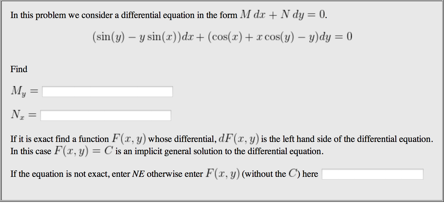 Solved In this problem we Consider a differential equation | Chegg.com
