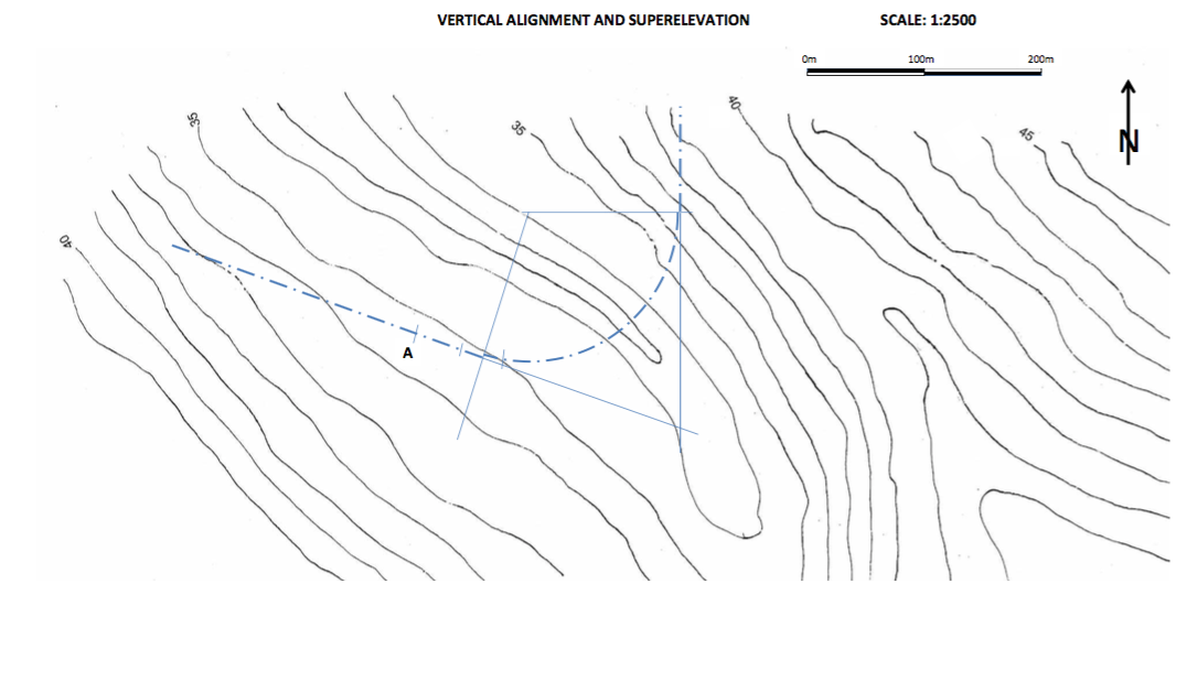 Highway engineering: 1. Calculate the chainage of the | Chegg.com