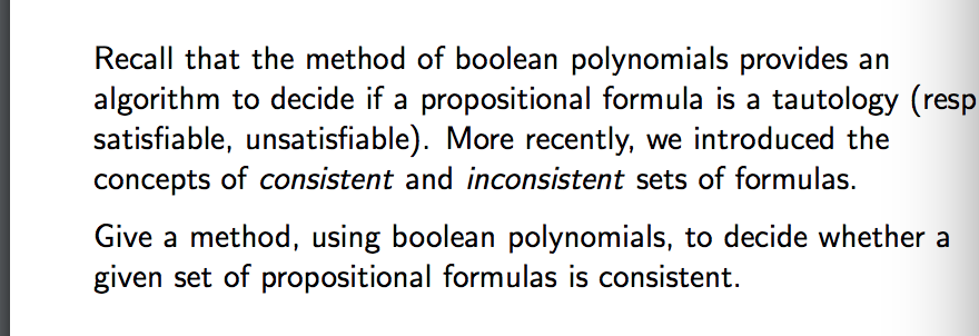 Solved Recall that the method of boolean polynomials | Chegg.com