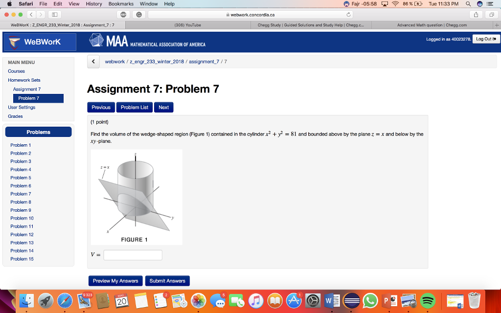 Solved Safari File Edit View History Bookmarks Window Help | Chegg.com