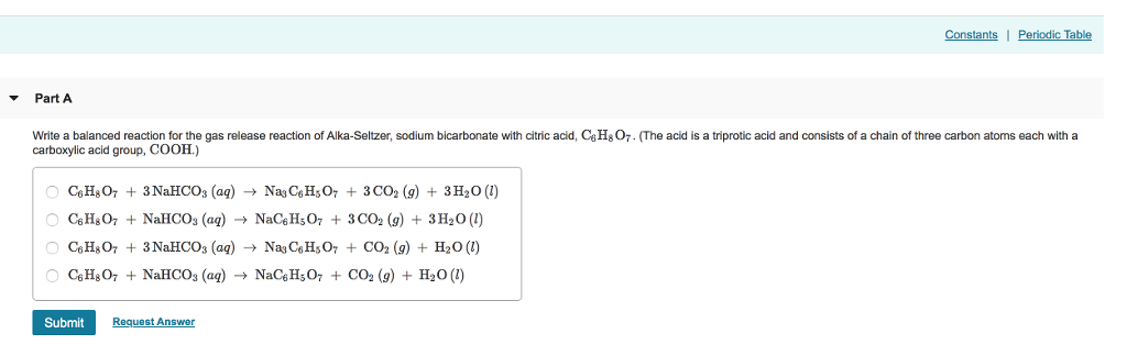 Solved Constants| Periodic Table Part A Write a balanced | Chegg.com