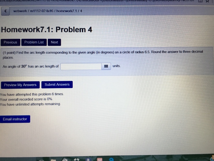 Solved Find the arc length corresponding to the given angle | Chegg.com