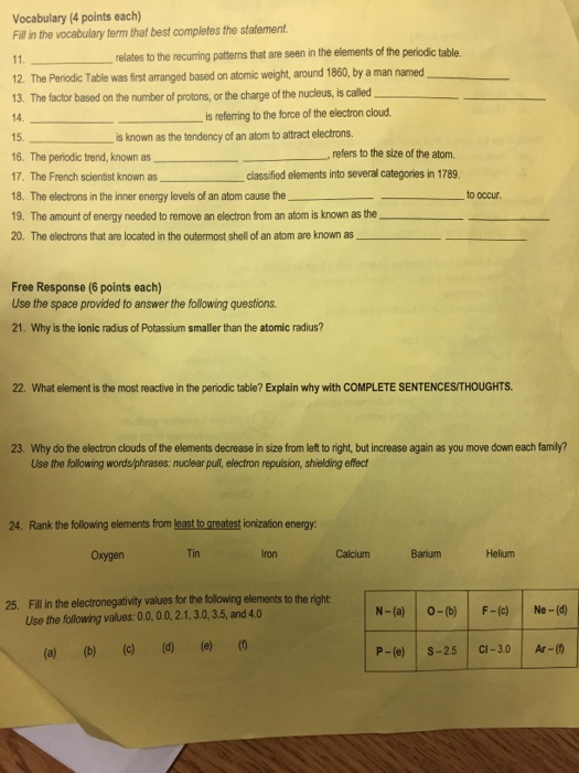 Solved multiple choice (3 points each) Identify the choice | Chegg.com