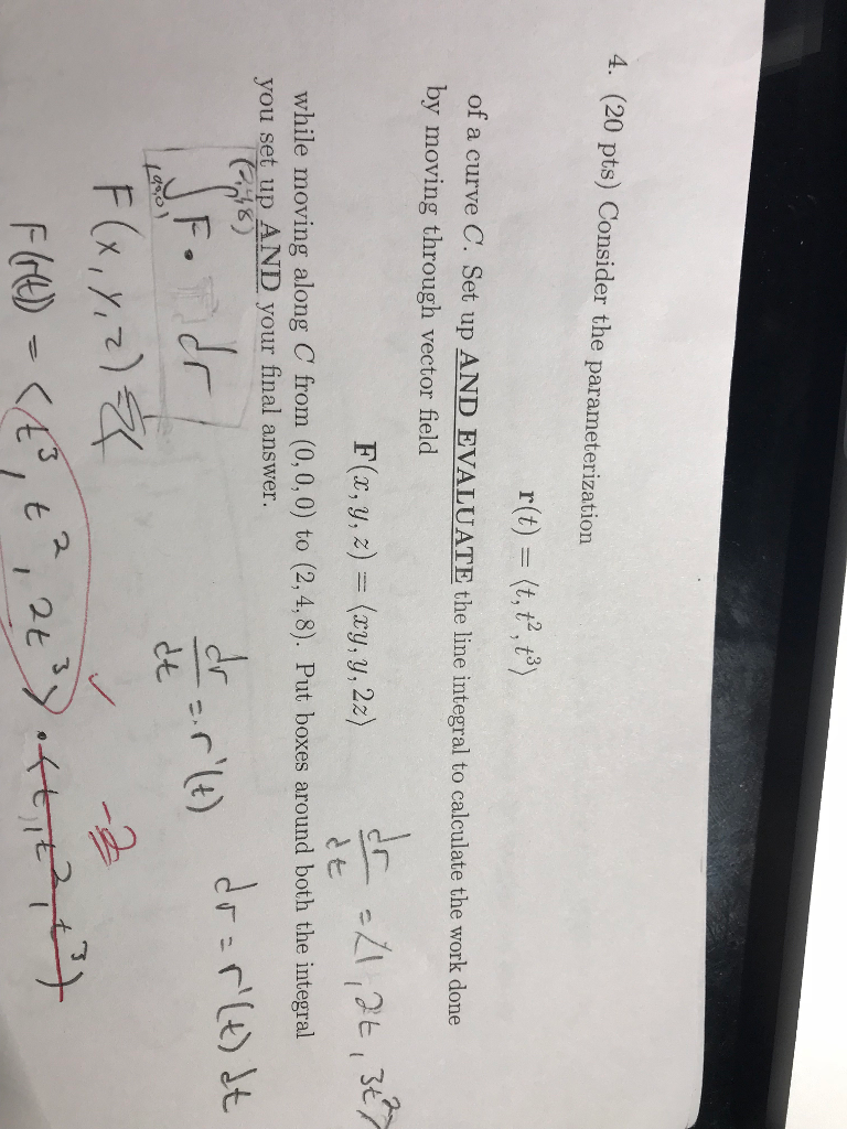 Solved 4. (20 pts) Consider the parameterization r(t) (t, | Chegg.com Solved 4. (20 pts) Consider the parameterization r(t) (t, | Chegg.com