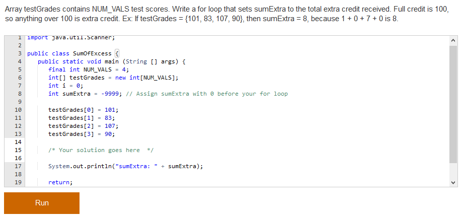 Solved Please complete the following code using JAVA (not | Chegg.com