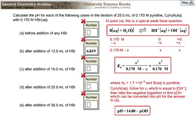 Solved Calculate the pH for each of the following cases in | Chegg.com