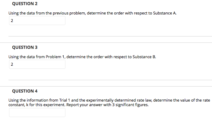 Solved: 1. A Student Collected The Data Below While Perfor... | Chegg.com