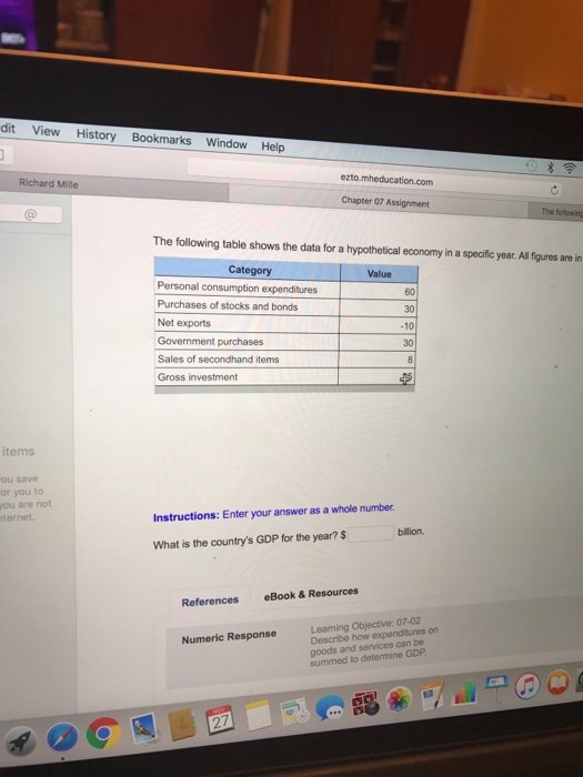 Solved The following table shows the data for a hypothetical | Chegg.com