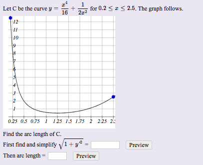 Solved Let C be the curve y = x^4/16 + 1/2x^2 for 0.2 | Chegg.com