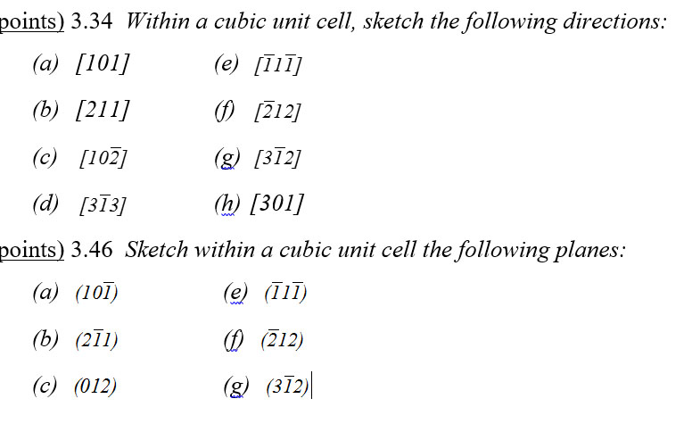 Within a cubic unit cell, sketch the following | Chegg.com
