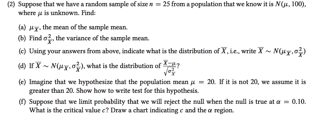Solved Suppose that we have a random sample of size n = 25 | Chegg.com