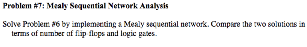 Solved Problem #6: Moore Sequential Network Analysis A Moore | Chegg.com