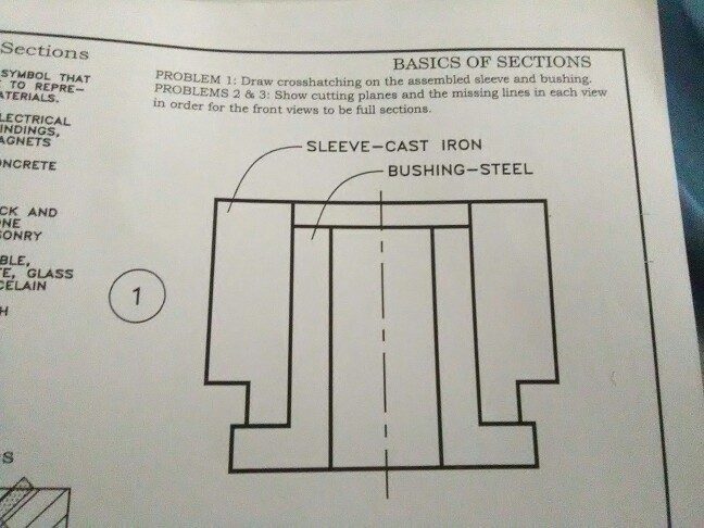 Solved Sections BASICS OF SECTIONS PROBLEM 1: Draw | Chegg.com