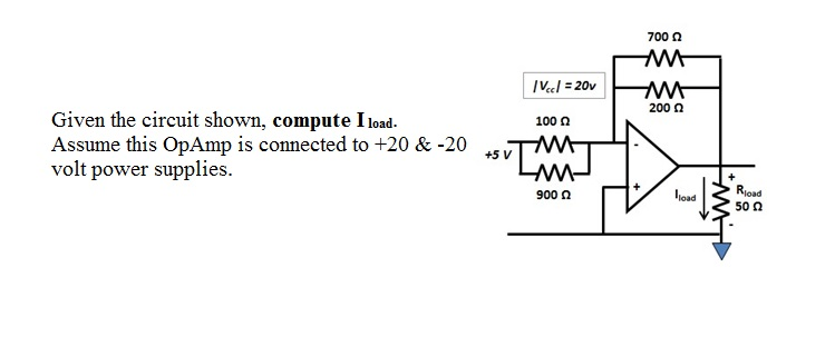 Solved Given the circuit shown, compute I load. Assume this | Chegg.com