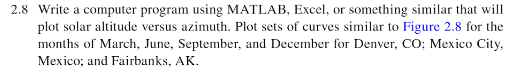 2.8 Write a computer program using MATLAB, Excel, or | Chegg.com
