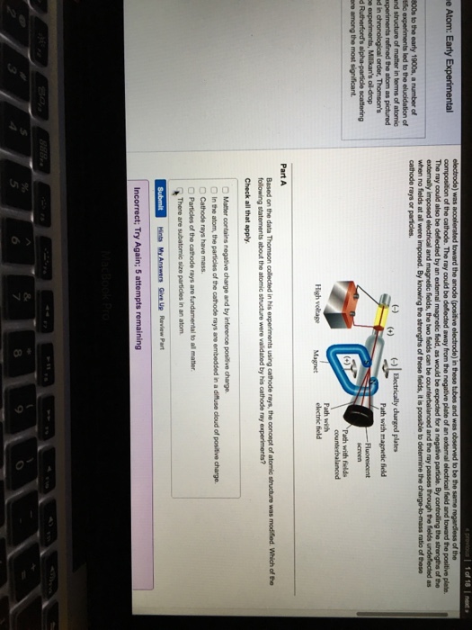 Solved 800s to the early 1900s. a number of experiments led | Chegg.com