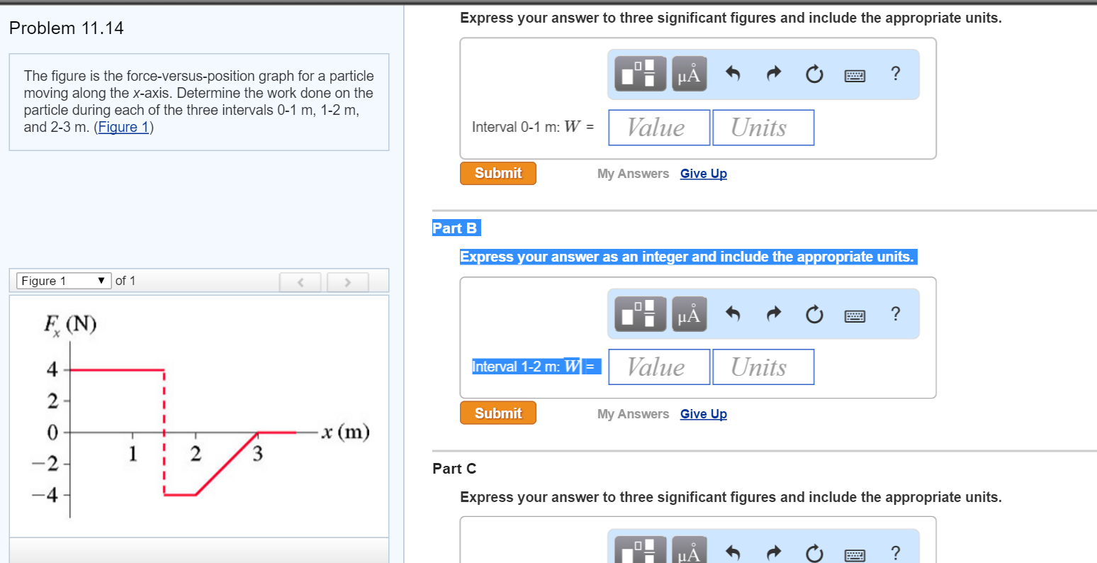 Solved The figure is the force-versus-position graph for a | Chegg.com