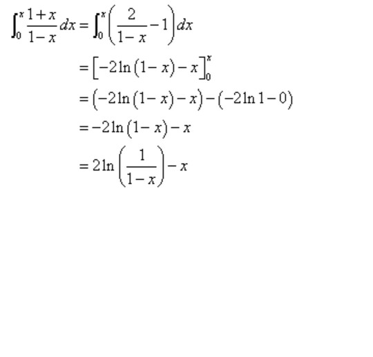 Solved 1)how to get -2ln(1-x) from 2/(1-x). i have no idea | Chegg.com