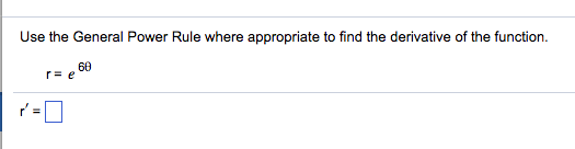 Solved Use the General Power Rule where appropriate to find | Chegg.com